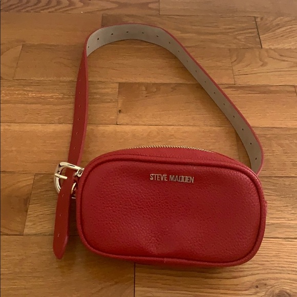 Steve Madden | Bags | New Steve Madden Red Fanny Pack Waist Bag | Poshmark